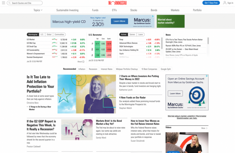 Morningstar Review: Is The Cost of Premium Worth It in 2022?