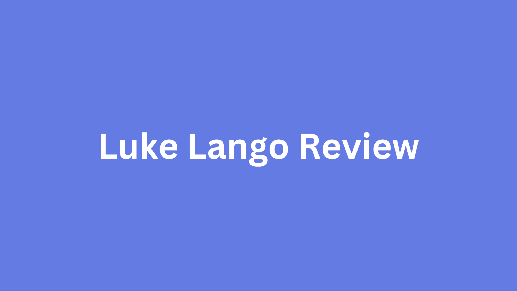 Luke Lango Review: Is Innovation Investor Legit?