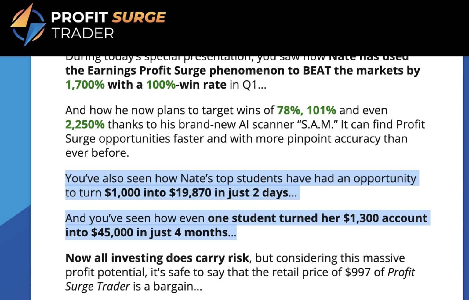 Profit Surge Trader Review: Is Nate Bear Legit?